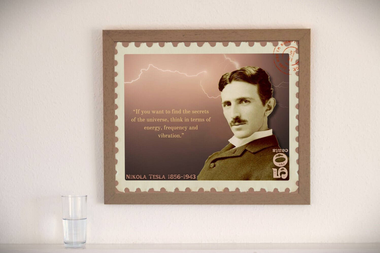 Printable Wall Art, Nikola Tesla, Instant Digital Download, Physics ...