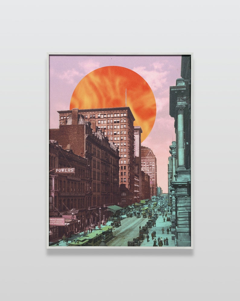 Pop Art Poster, Collage Poster, New Realism Wall Art, Retro Style ...