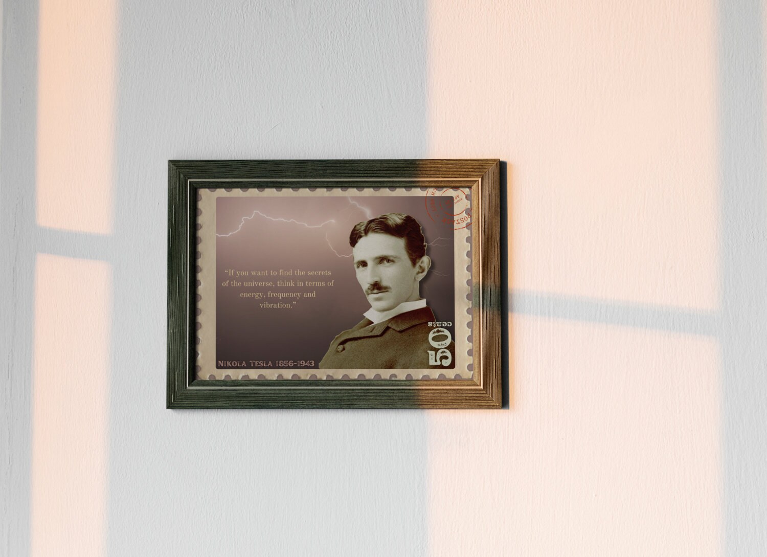 Printable Wall Art, Nikola Tesla, Instant Digital Download, Physics ...