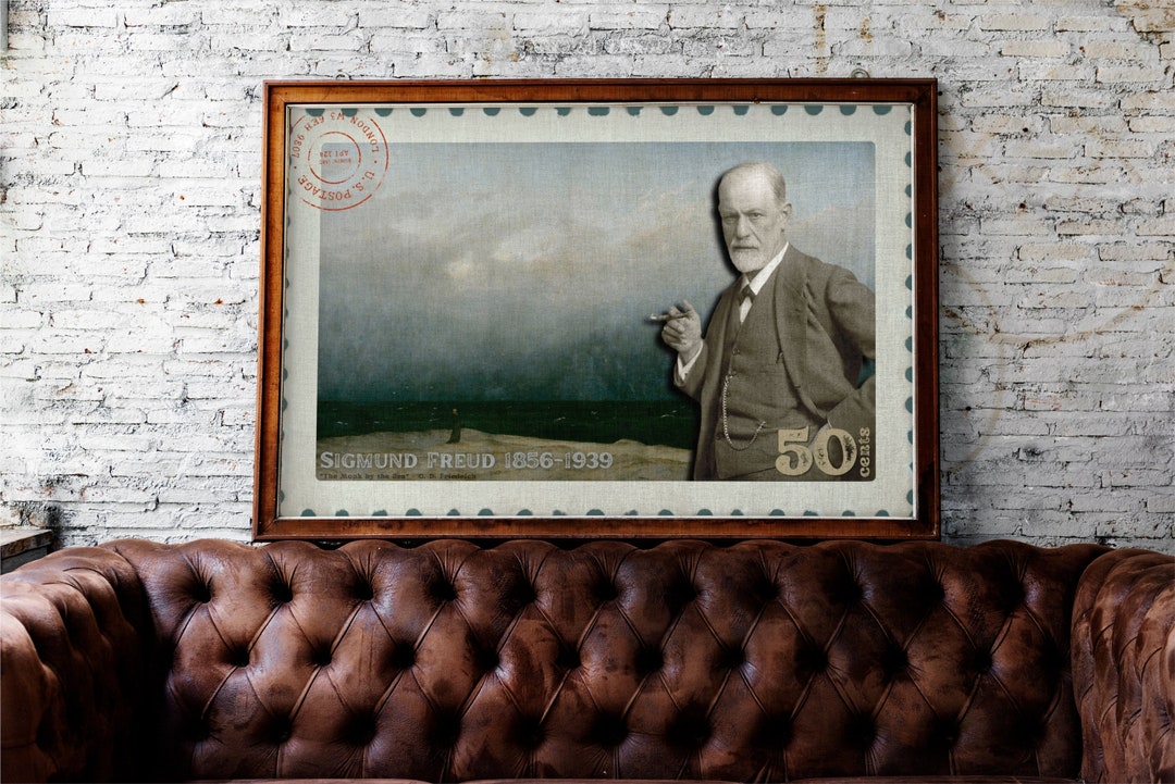 Sigmund Freud Stamp Poster, Vintage Style Decor (digital Download) - Etsy