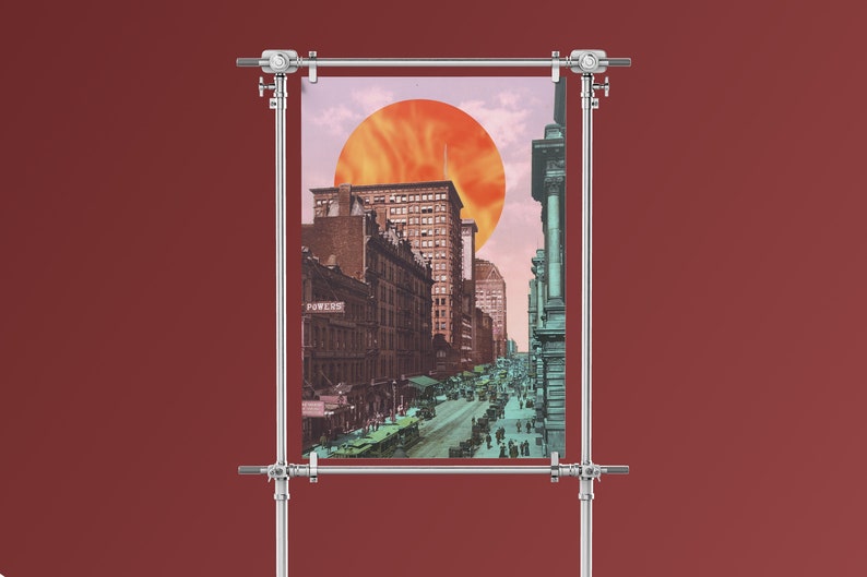 Pop Art Poster, Collage Poster, New Realism Wall Art, Retro Style ...