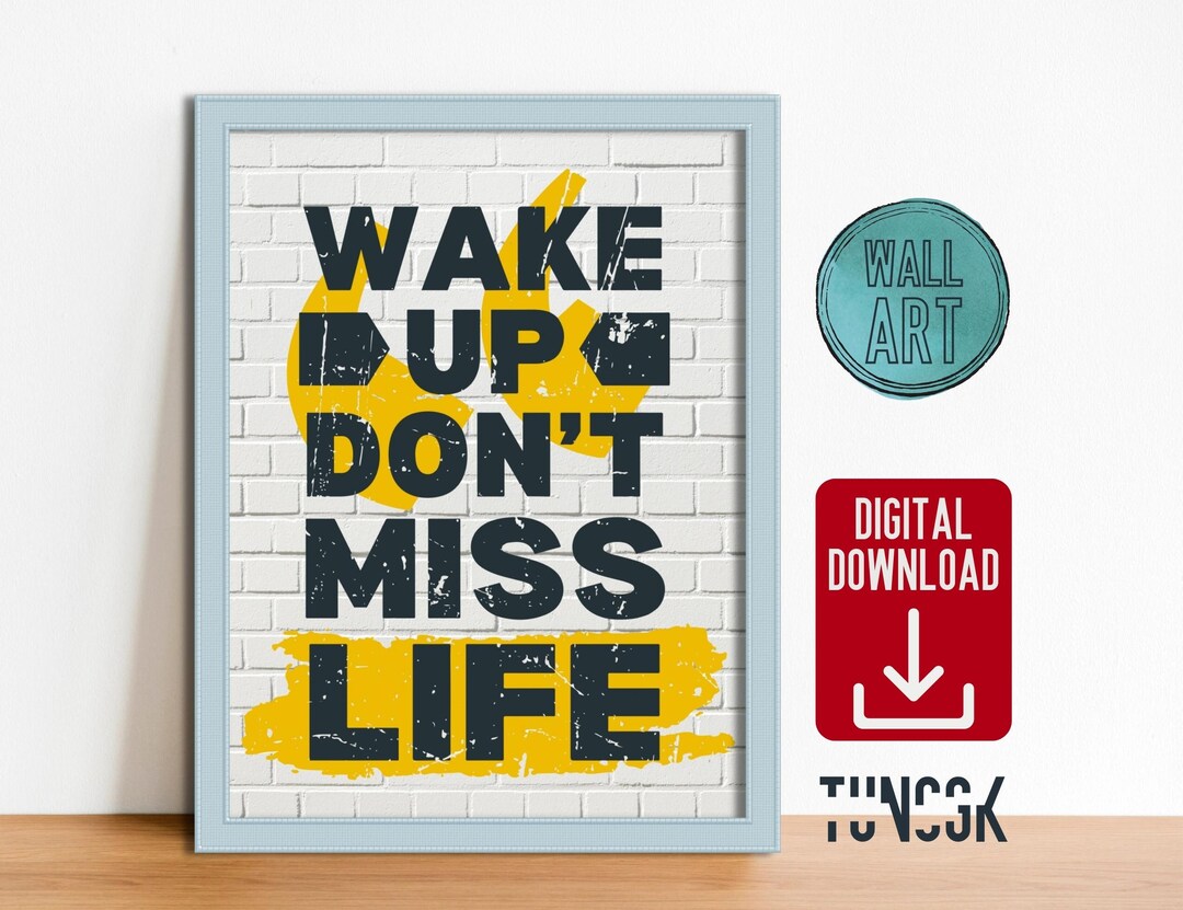 Motivational Poster | Digital Download | Inspirational Quote Printable ...