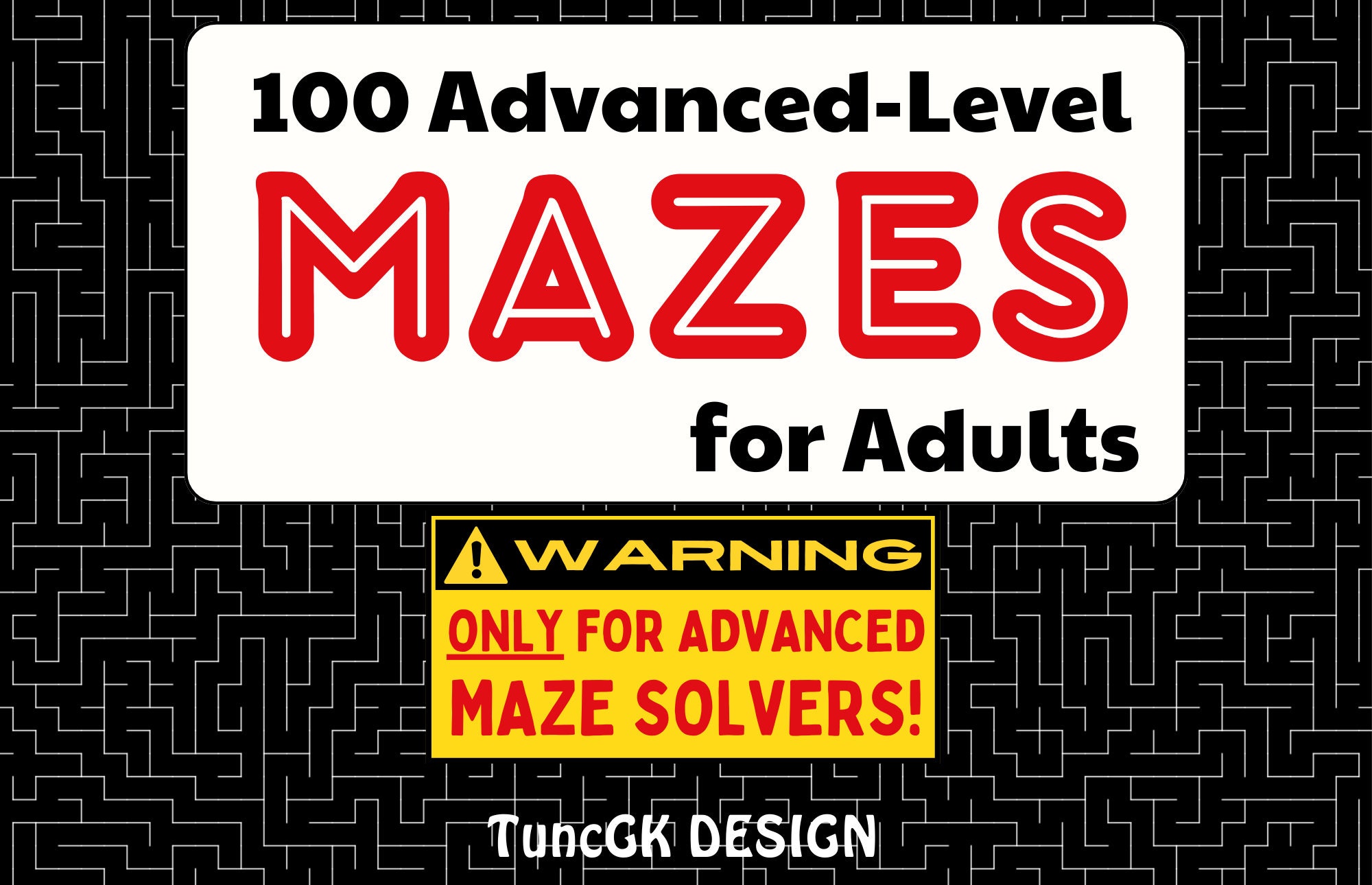 100 Advanced Level Printable Maze Puzzles for Adults & Smart Kids ...