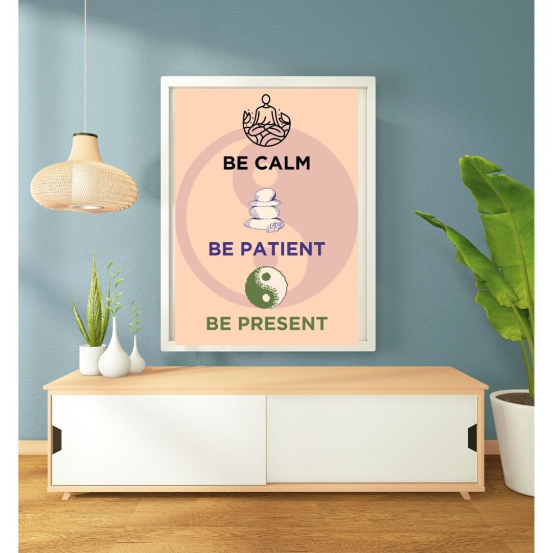 Zen Wall Art Printable, Zen Quotes Digital Print, 24 Megapixel High ...