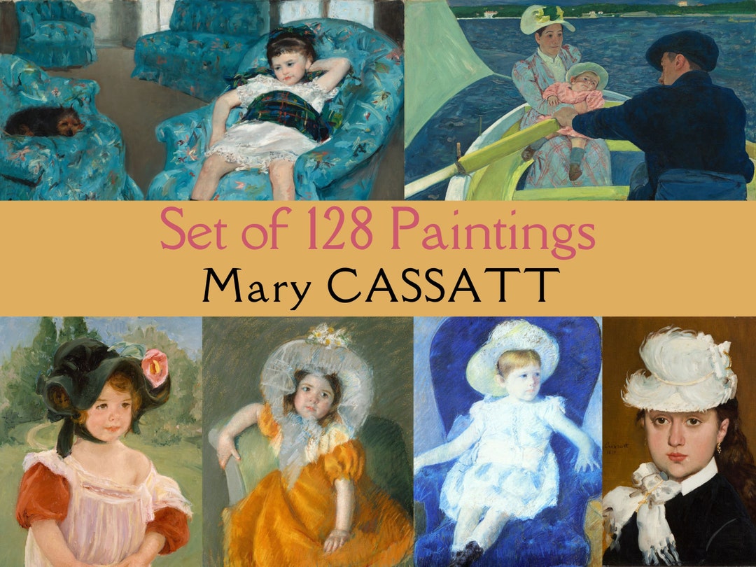 Mary Cassatt Artworks Collection, 128 Printable Wall Arts, Drawing ...