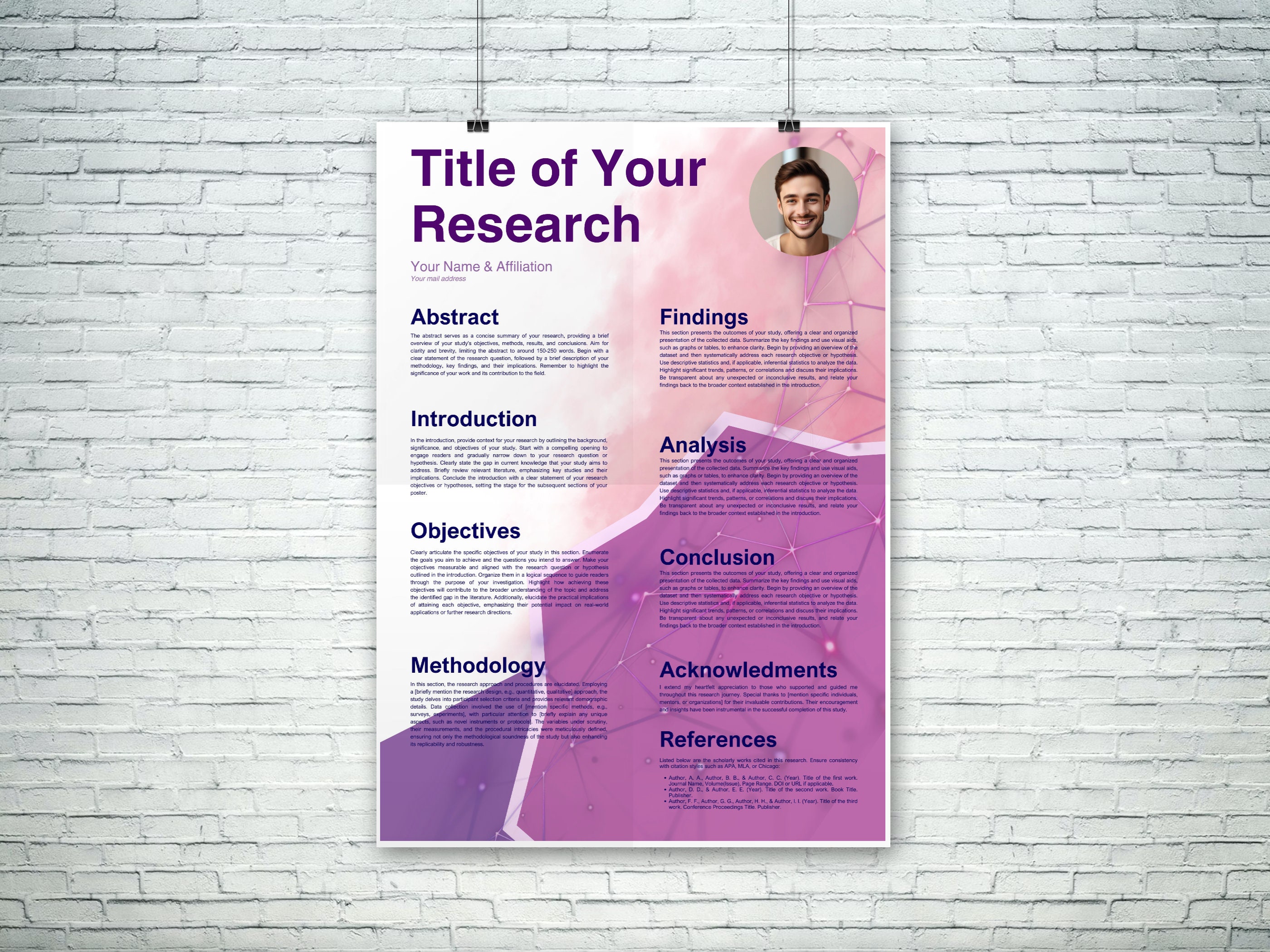 A1 Size Poster Template 2
