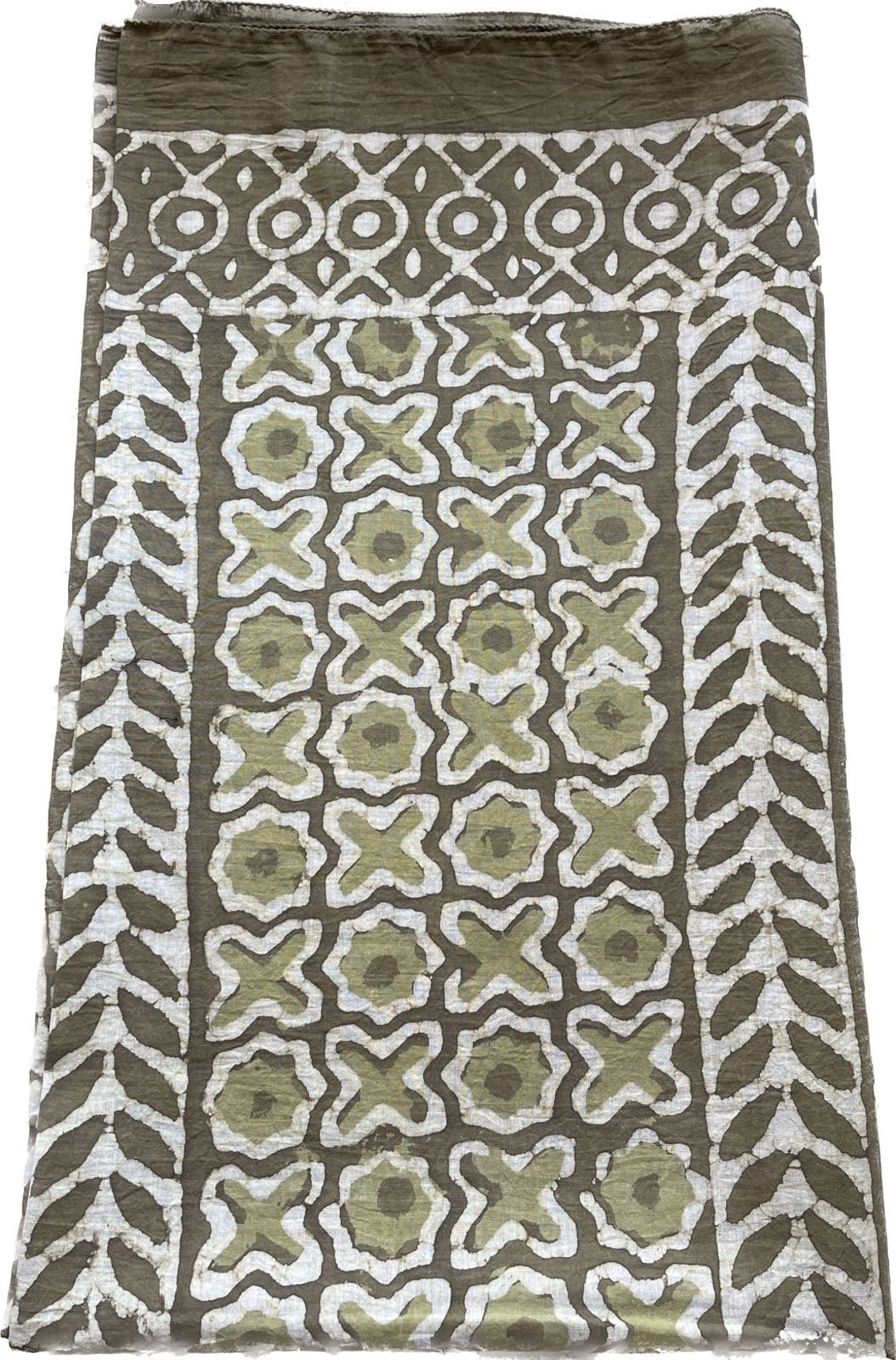 Sarong Beach Wrap Block Print Sarong Pareo Cotton Sarong - Etsy