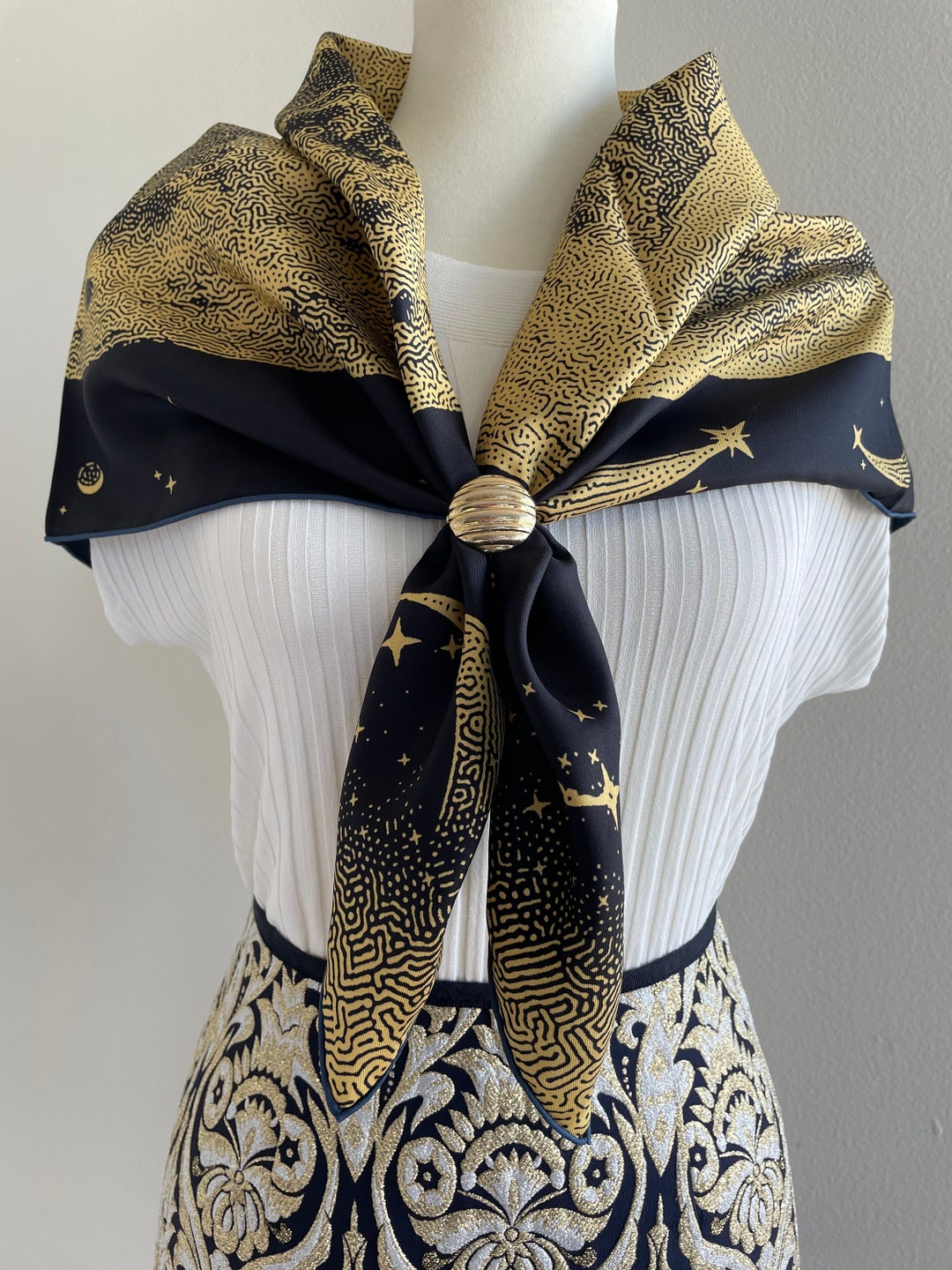 100% Silk Twill Scarf Shawl Pure Silk Bandana Silk Hair Scarf 35x35 ...