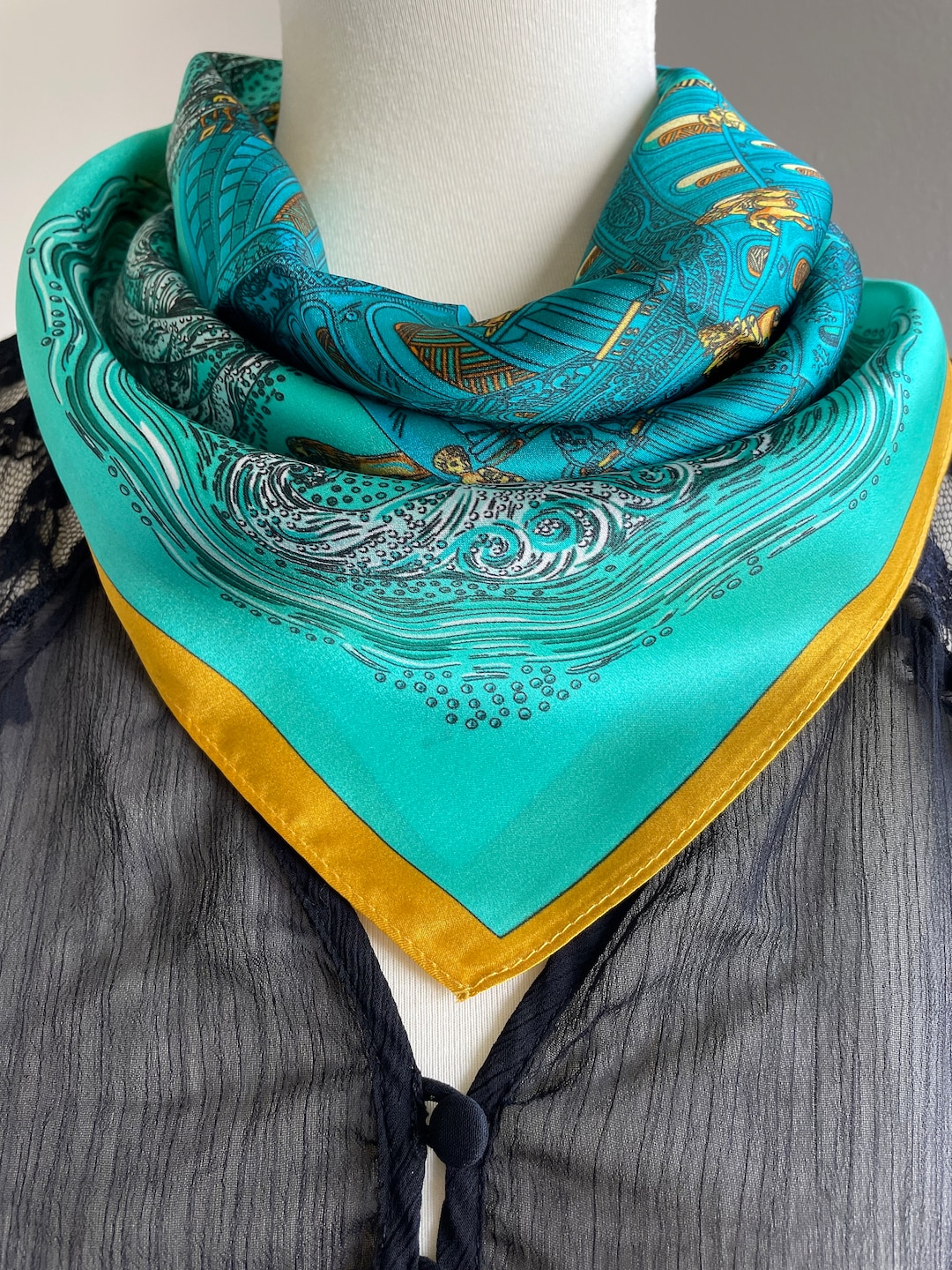 100% Silk Scarf Square Mulberry Silk Bandana Pure Silk Neck - Etsy