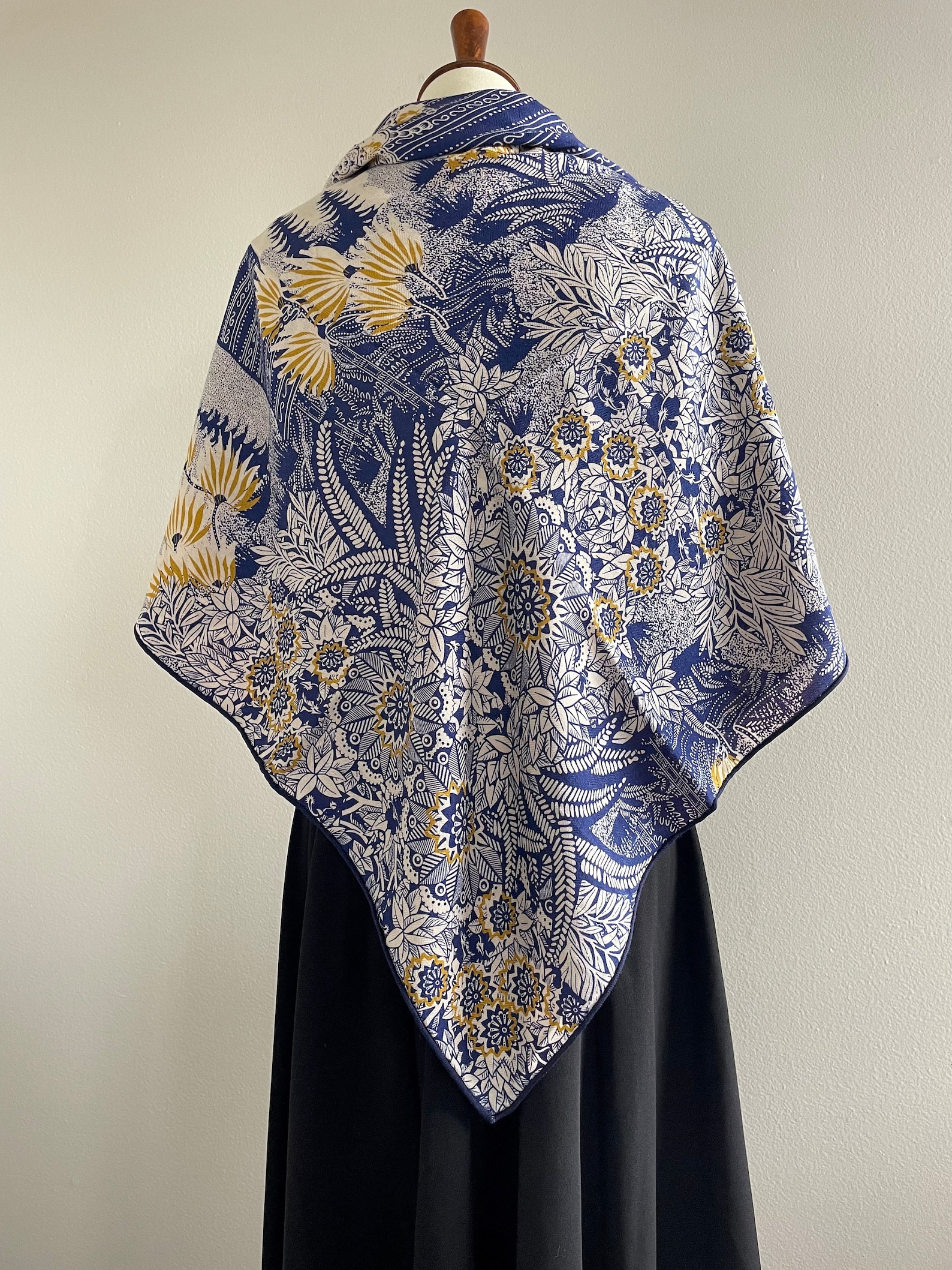 Wool Silk Luxury Extra Large Scarf Square Big Shawl Wrap 55x55 ...