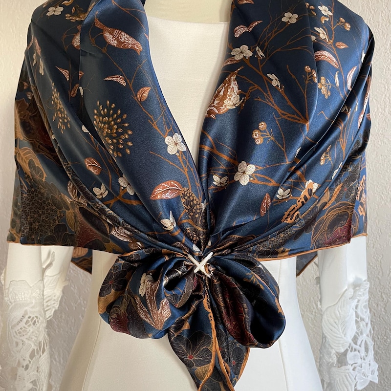 Navy and Gold Head Wrap - Etsy