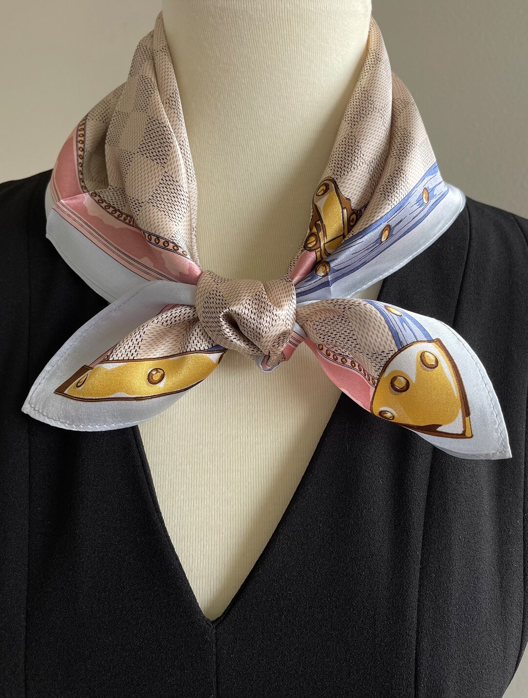 100% Silk Square Scarf, Mulberry Silk Bandana, Pure Silk Neck/head/hair ...