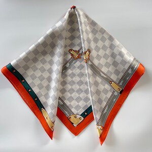 100% Silk Square Scarf, Mulberry Silk Bandana, Pure Silk Neck/head/hair ...