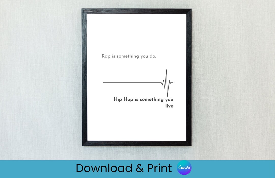 A4 Size Krs-one Quote Wall Art | Digital Wall Print | Music Quotes - Etsy