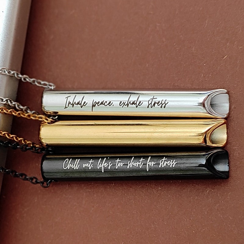 Anti Smoking Breathing Necklace - Etsy