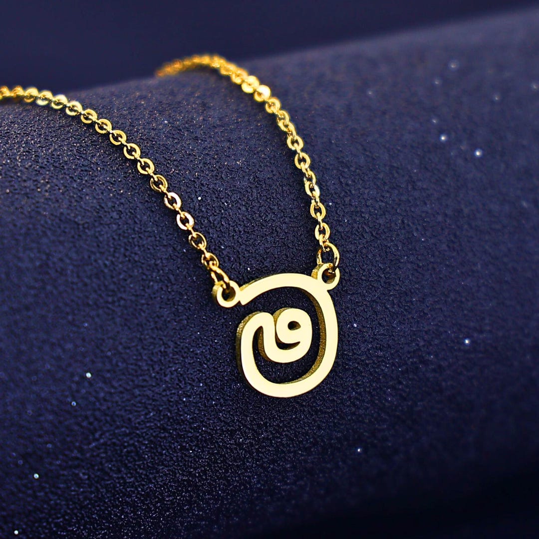 Custom Sinhala Letter Necklace – Personalized Sinhalese Pendant, Sri ...