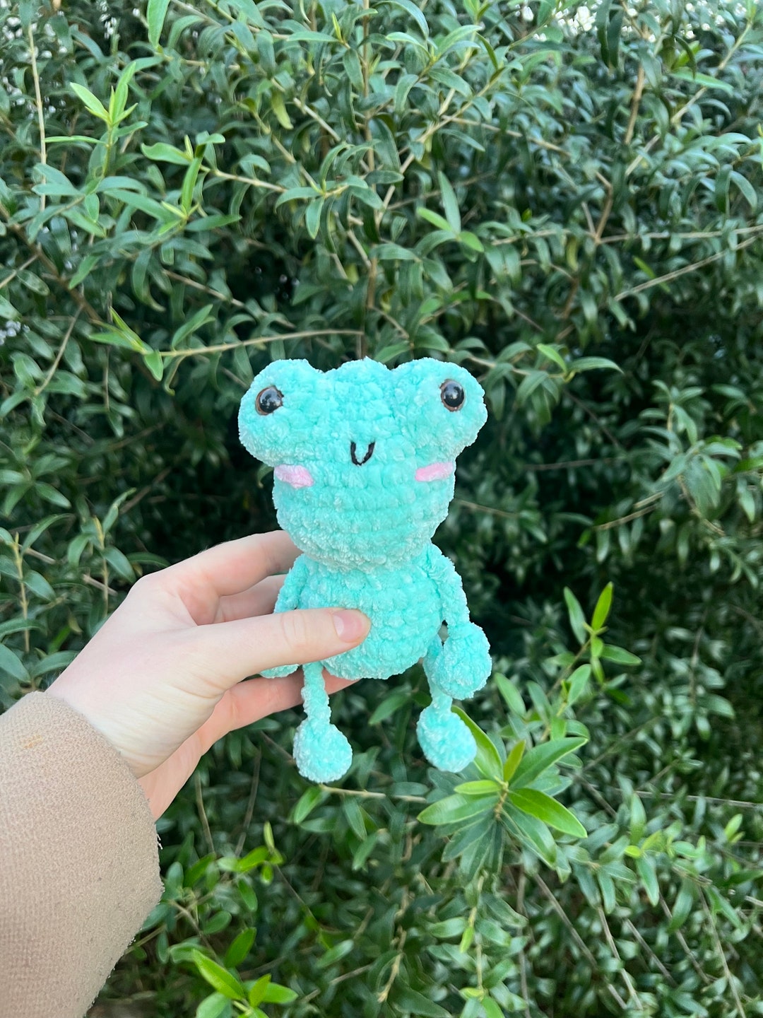 Handmade Crochet Frog - Flipsy the Frog, Soft & Cuddly Plush Toy ...