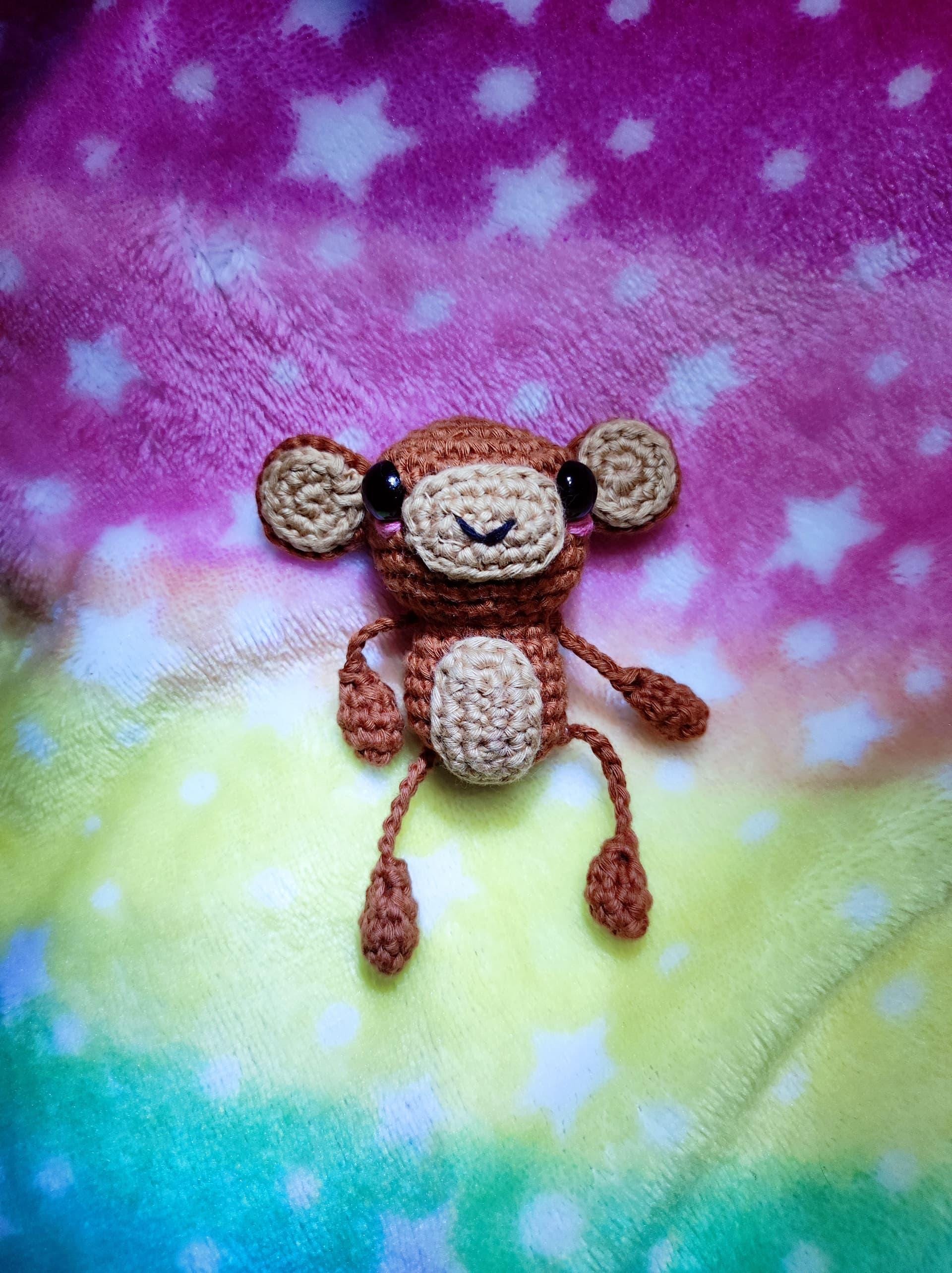 Lanky Lou the Monkey Crochet Pattern | PDF Downloadable Amigurumi ...