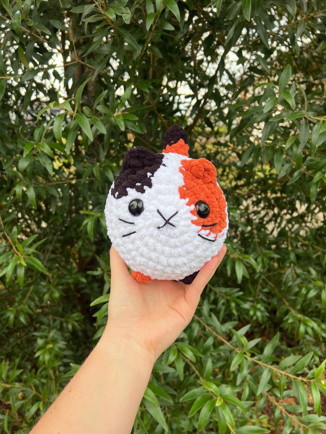 Handmade Jumbo Crochet Loaf Cat Plushie | Extra Chonky Cat Plush ...