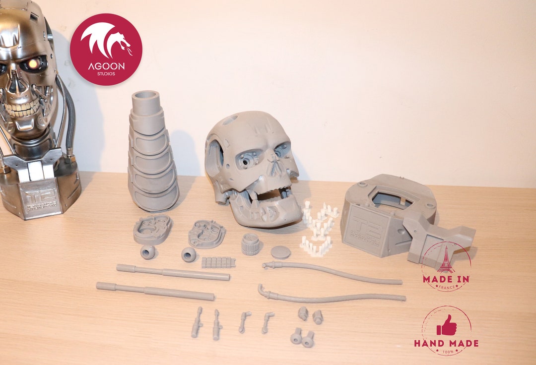 T-800 Terminator Head - Garage Kit - Etsy