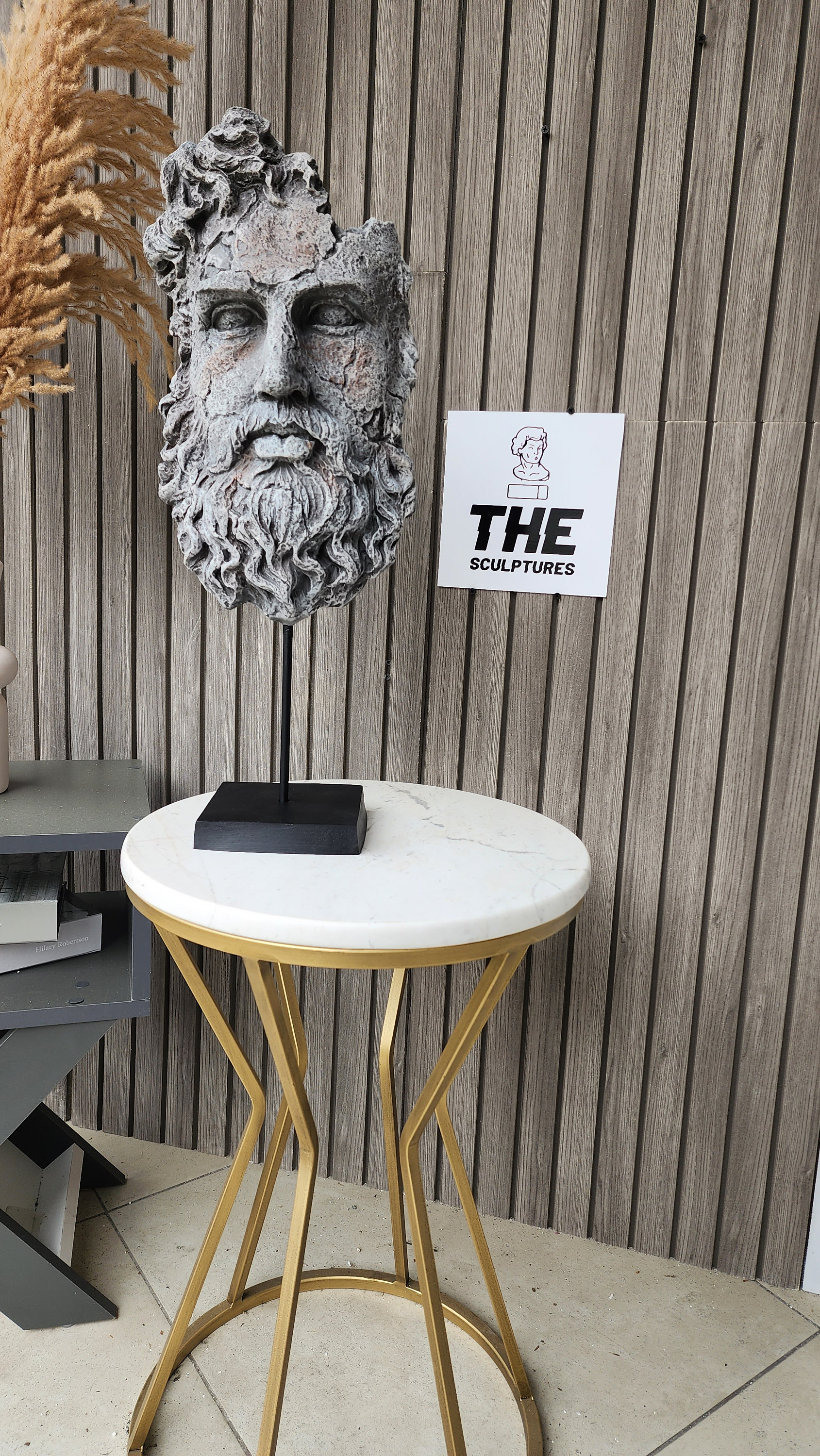 Poseidon Face Statue, Poseidon Face Sculpture, Poseidon Statue, Zeus ...