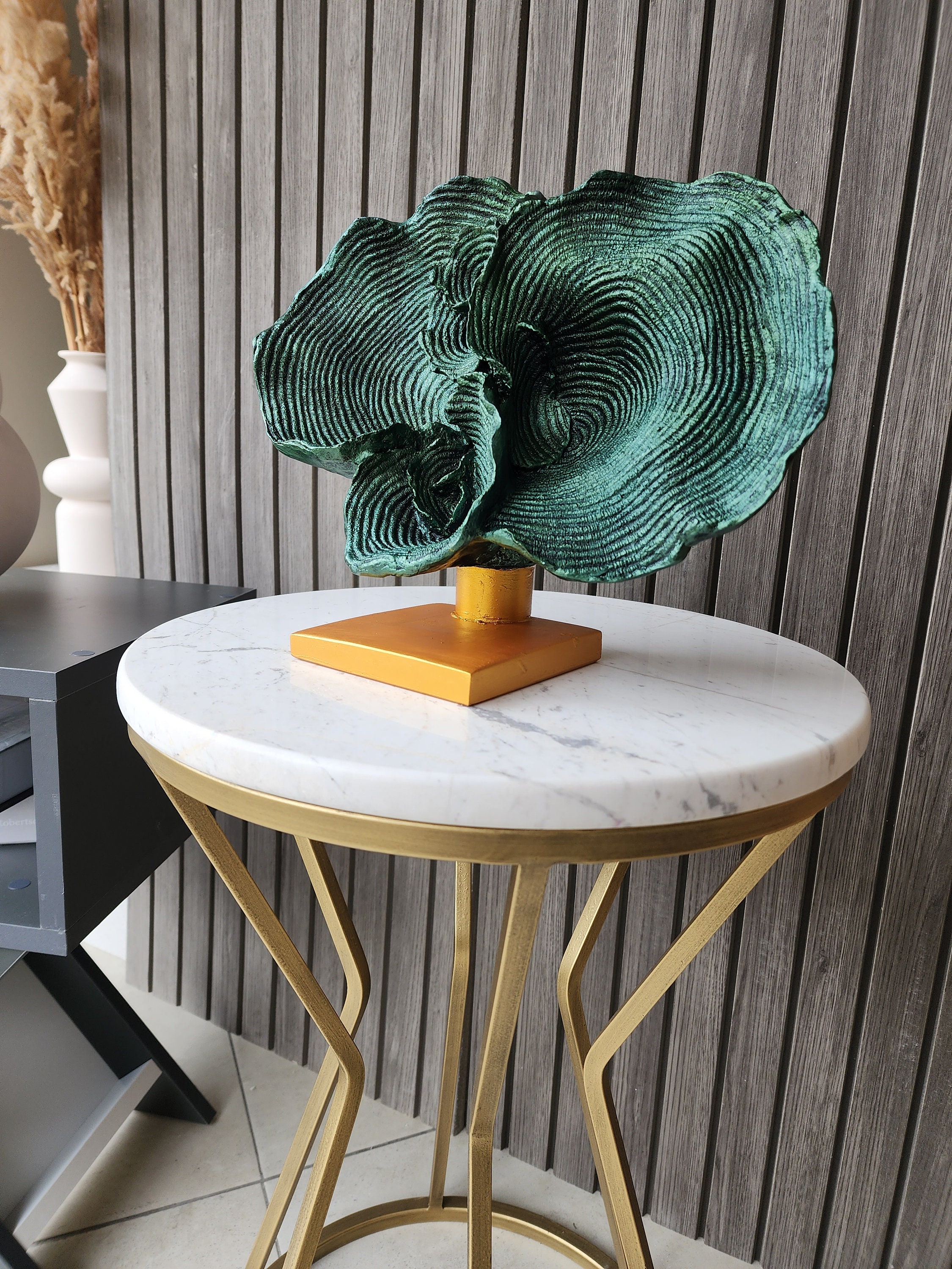 Large Coral Statue, Sculpture Art, Coral Decorative Object, Coral ...