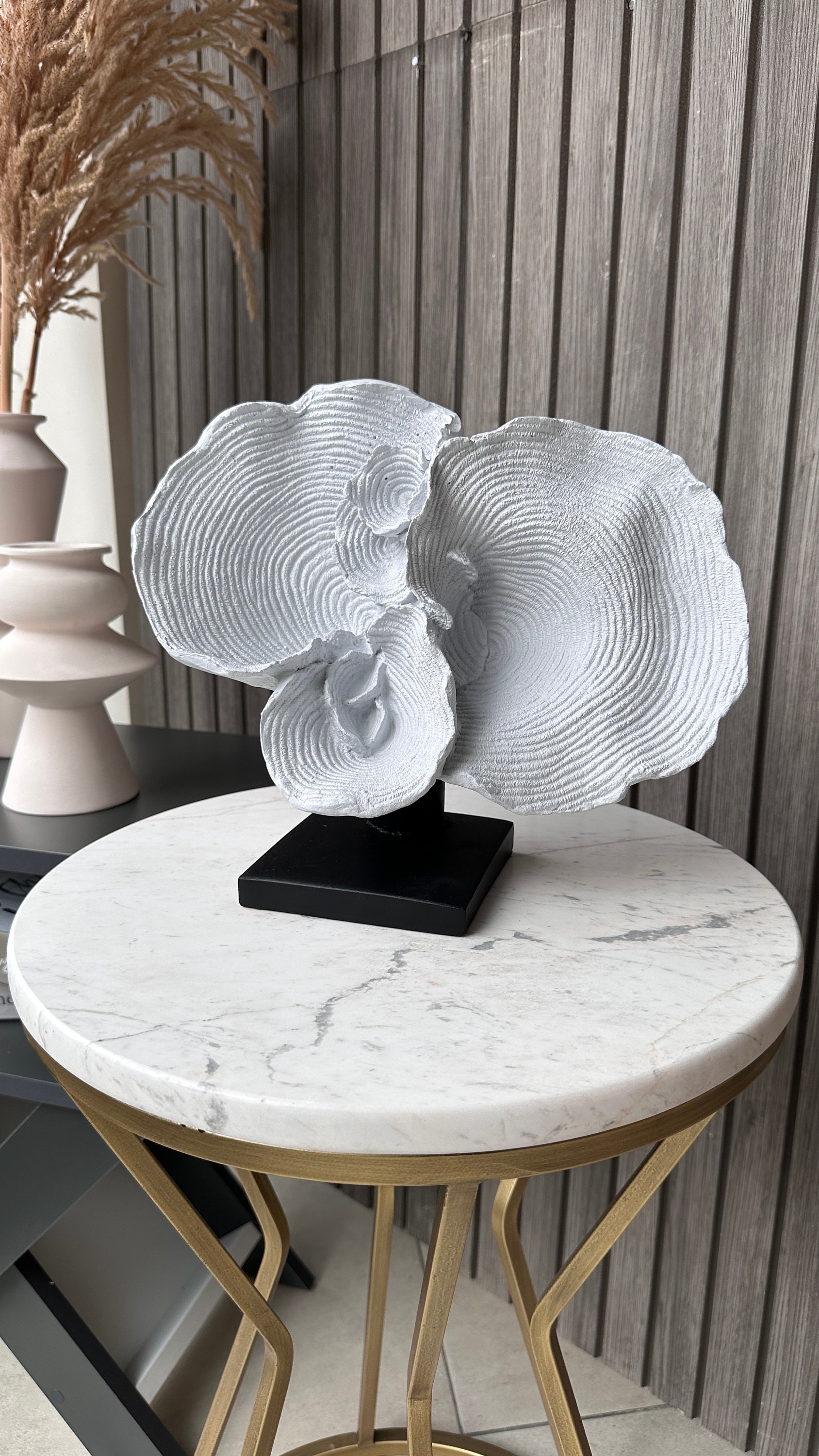 Large Coral Statue, Sculpture Art, Coral Decorative Object, Coral ...