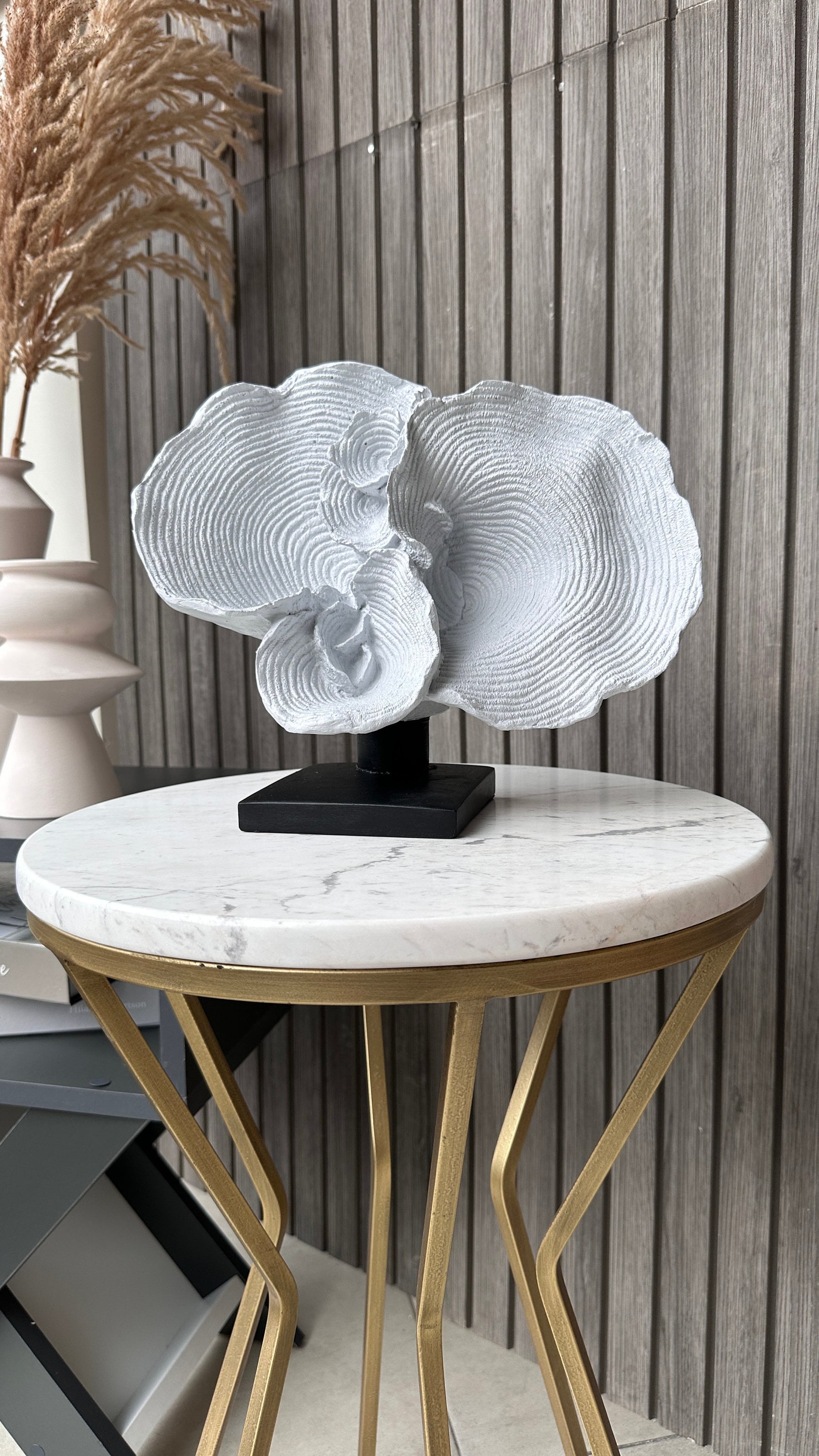 Large Coral Statue, Sculpture Art, Coral Decorative Object, Coral ...