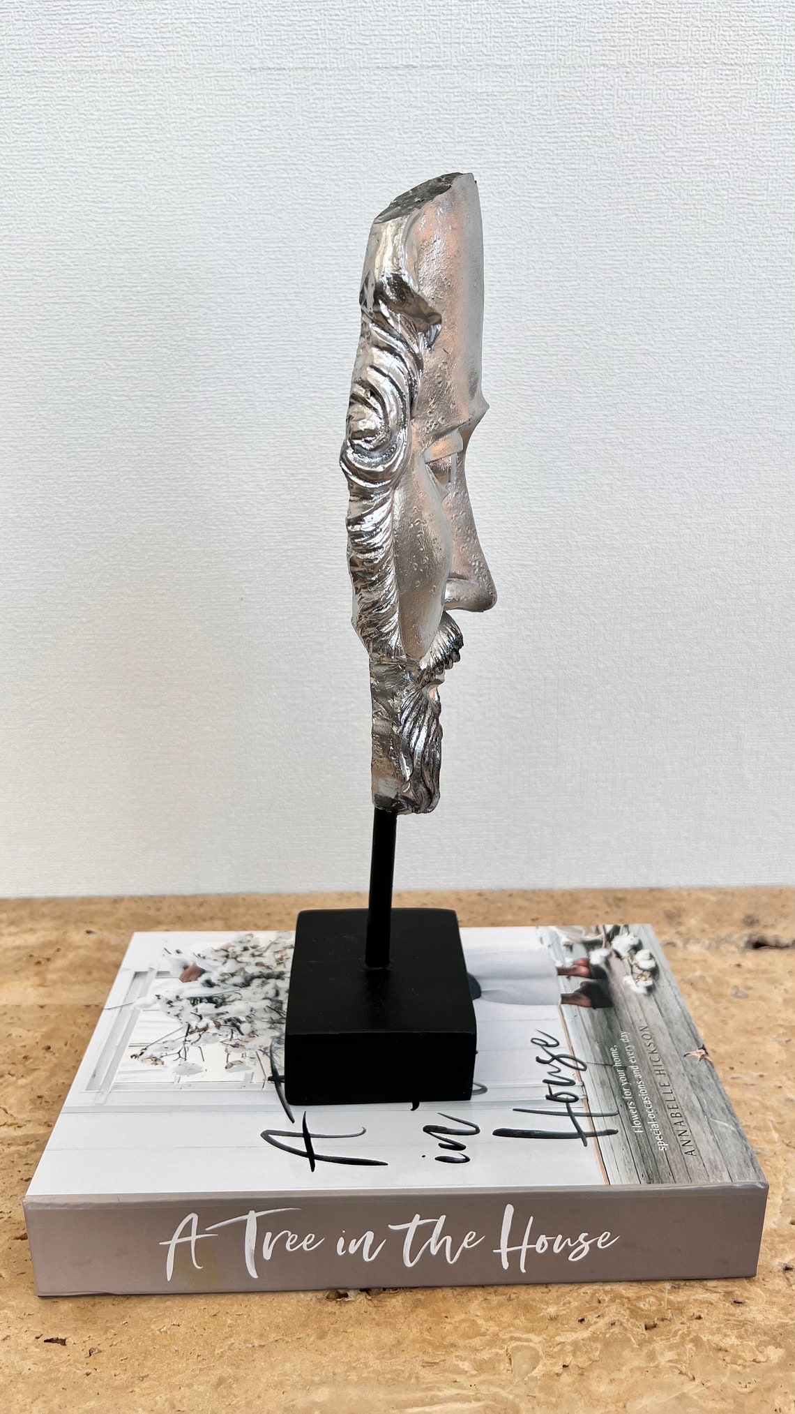 Half Face Zeus Figurine, Head of Zeus, Zeus Statue, God of Thunder ...