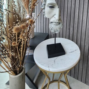 Half Face Zeus Figurine , Head of Zeus, God of Thunder, Zeus Figure ...