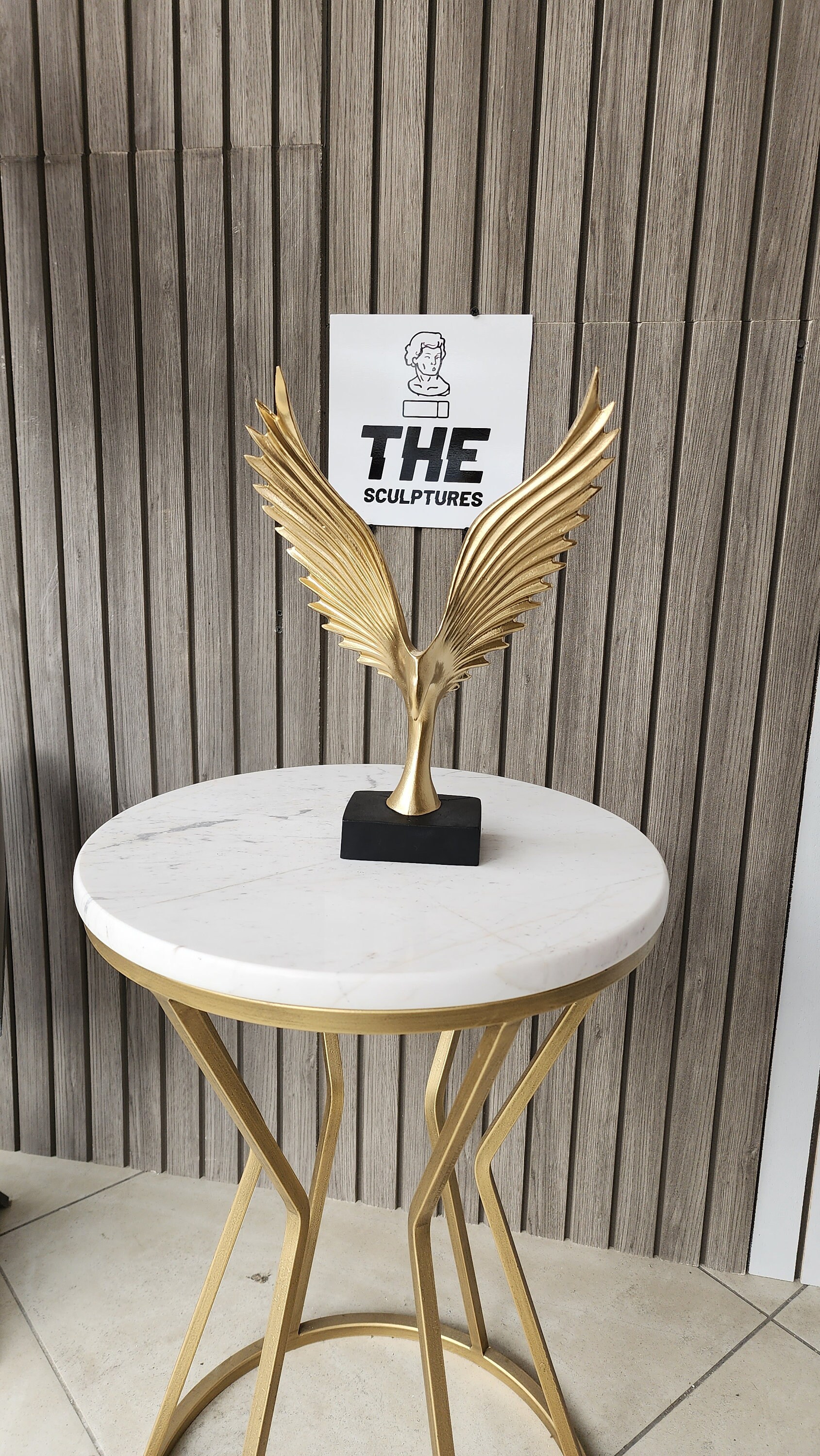 Almighty Phoenix Sculpture: 13-inch Angel Bird Statue With Stand - Etsy