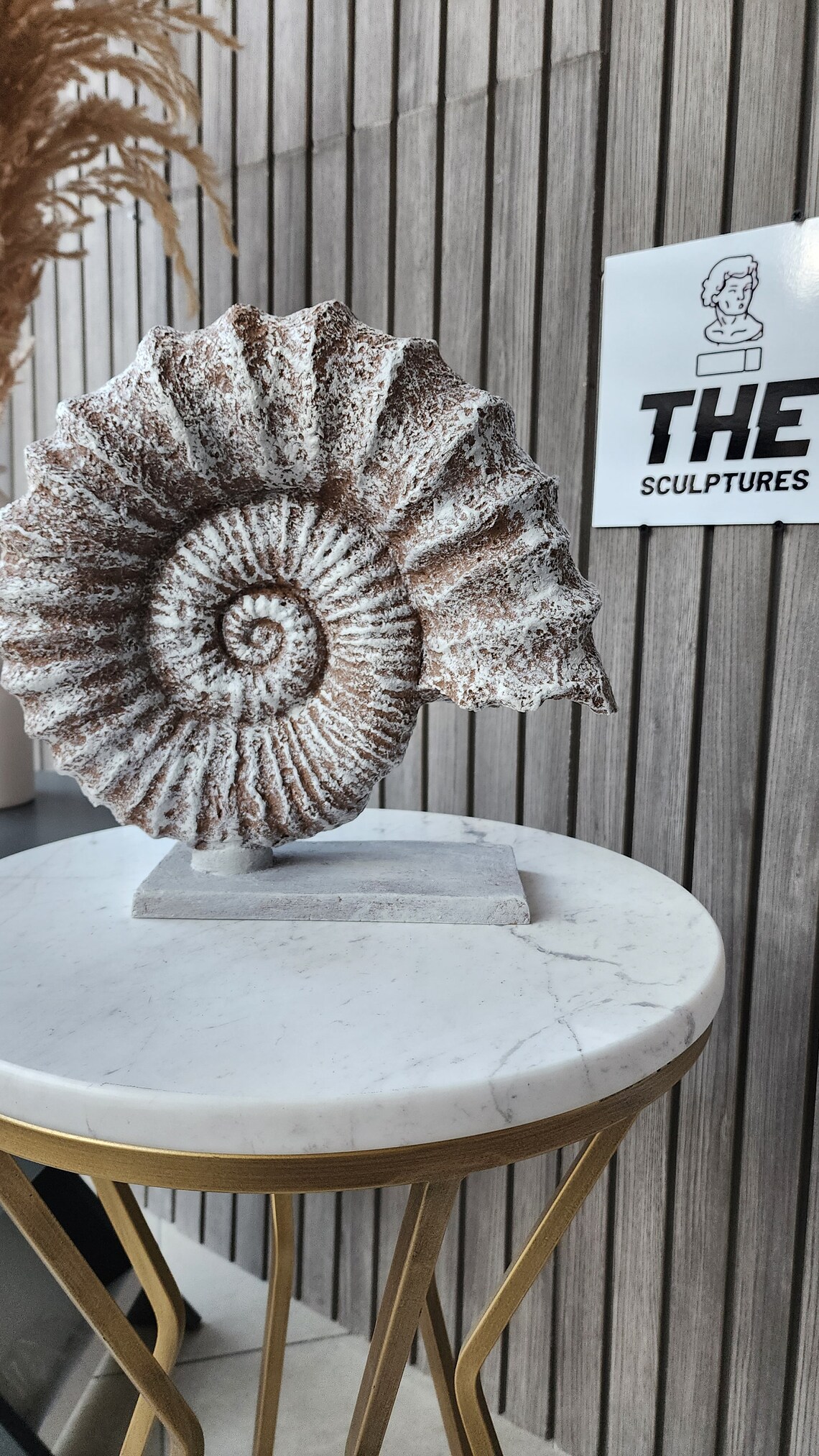 Large Sea Shell Sculpture, Sea Shell Statue, Conch Sculpture, Conch ...