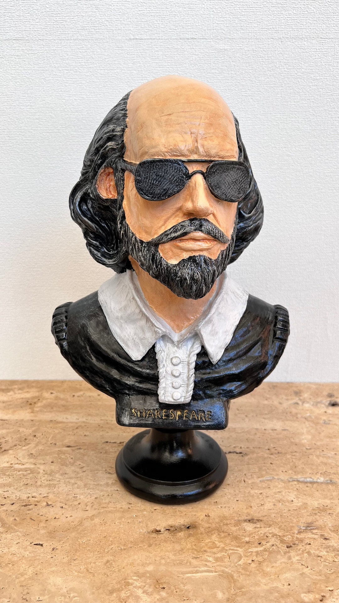 Handmade Shakespeare Bust: Pop Art Home Office Decor (15.74") - Etsy