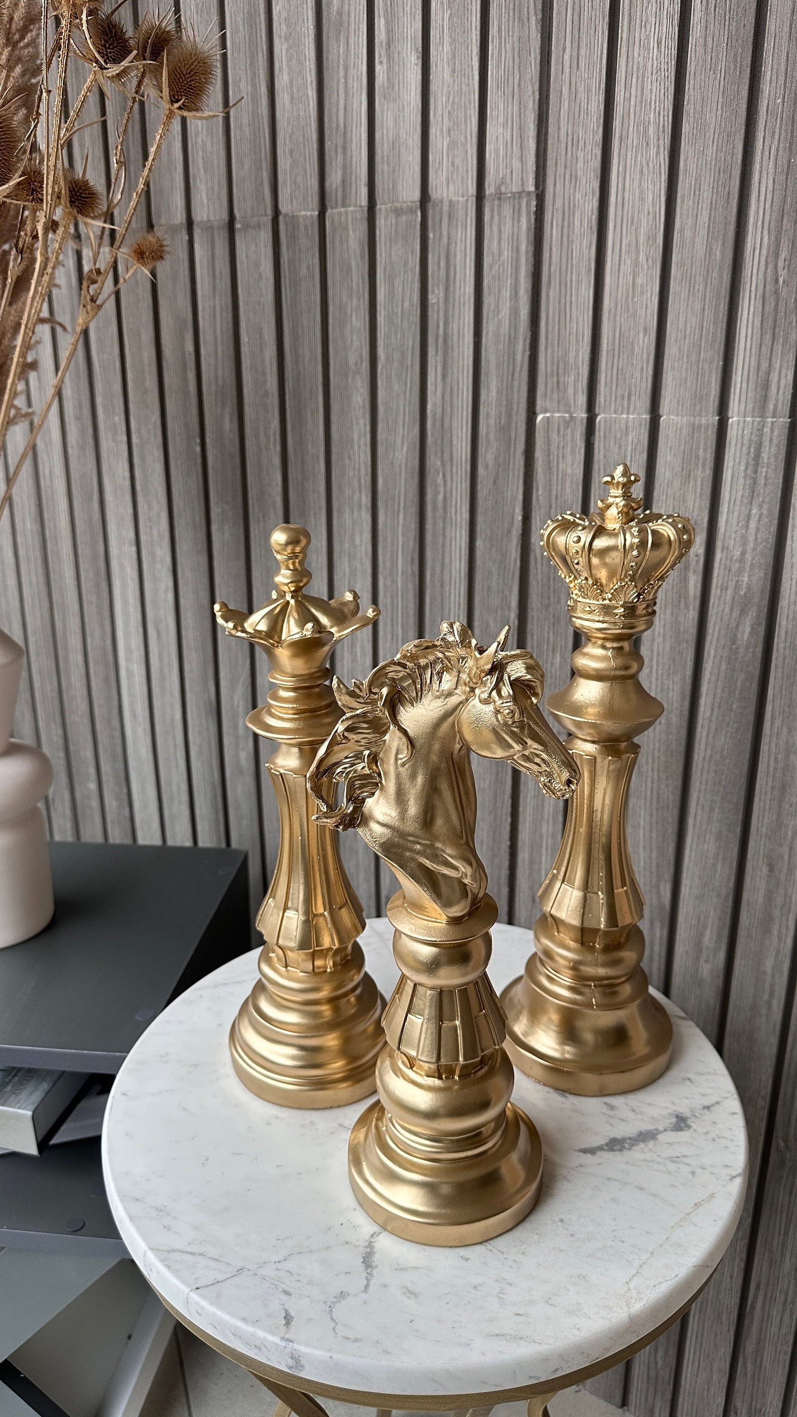Luxury Chess Set Statue 3 Pieces Chess Set Chess Figurine - Etsy