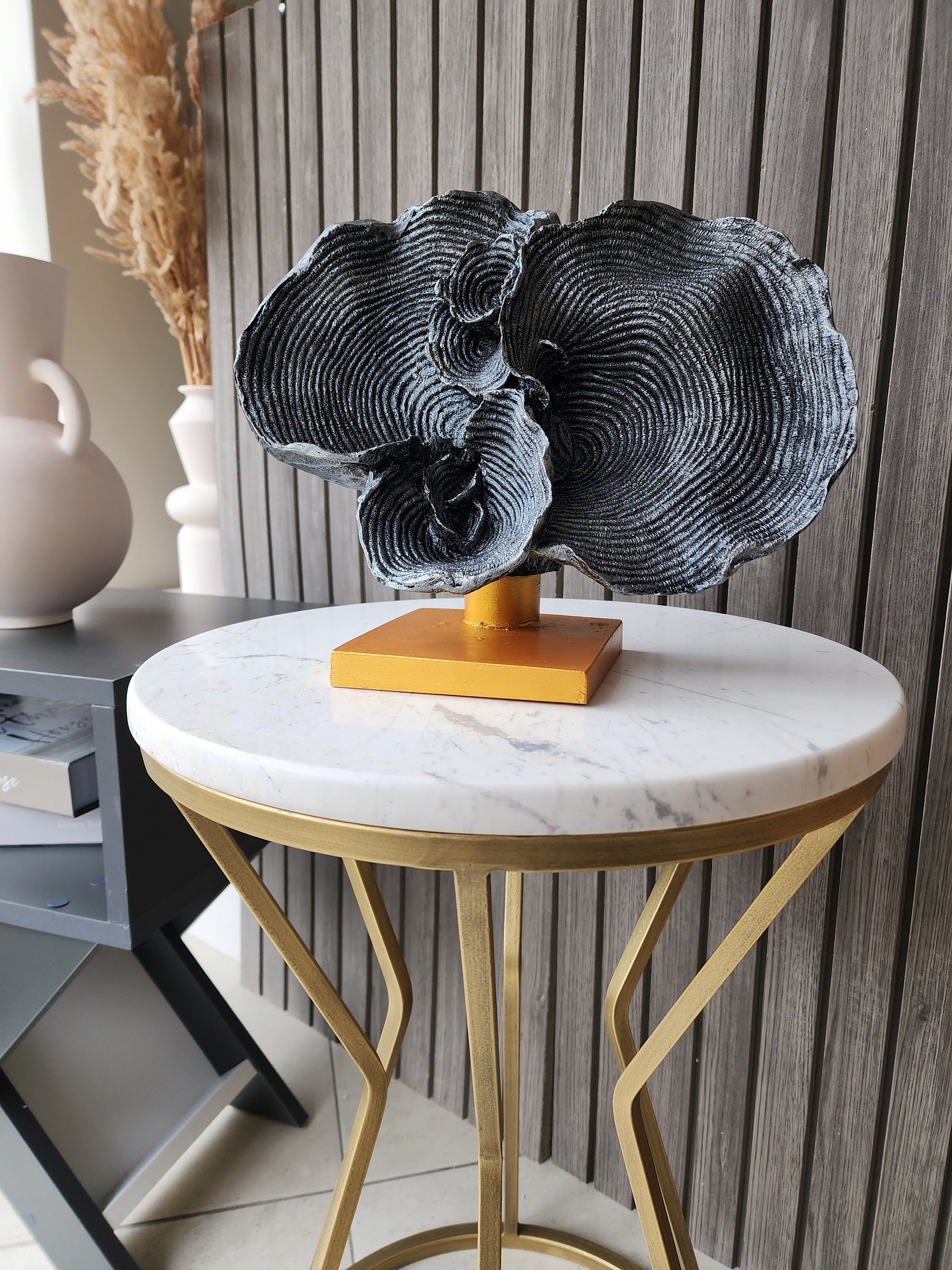 Large Coral Statue, Sculpture Art, Coral Decorative Object, Coral ...