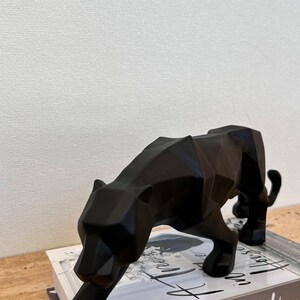 Cubic Tiger Trinket, Cubic Tiger Statue, Cubic Tiger Sculpture, Big ...