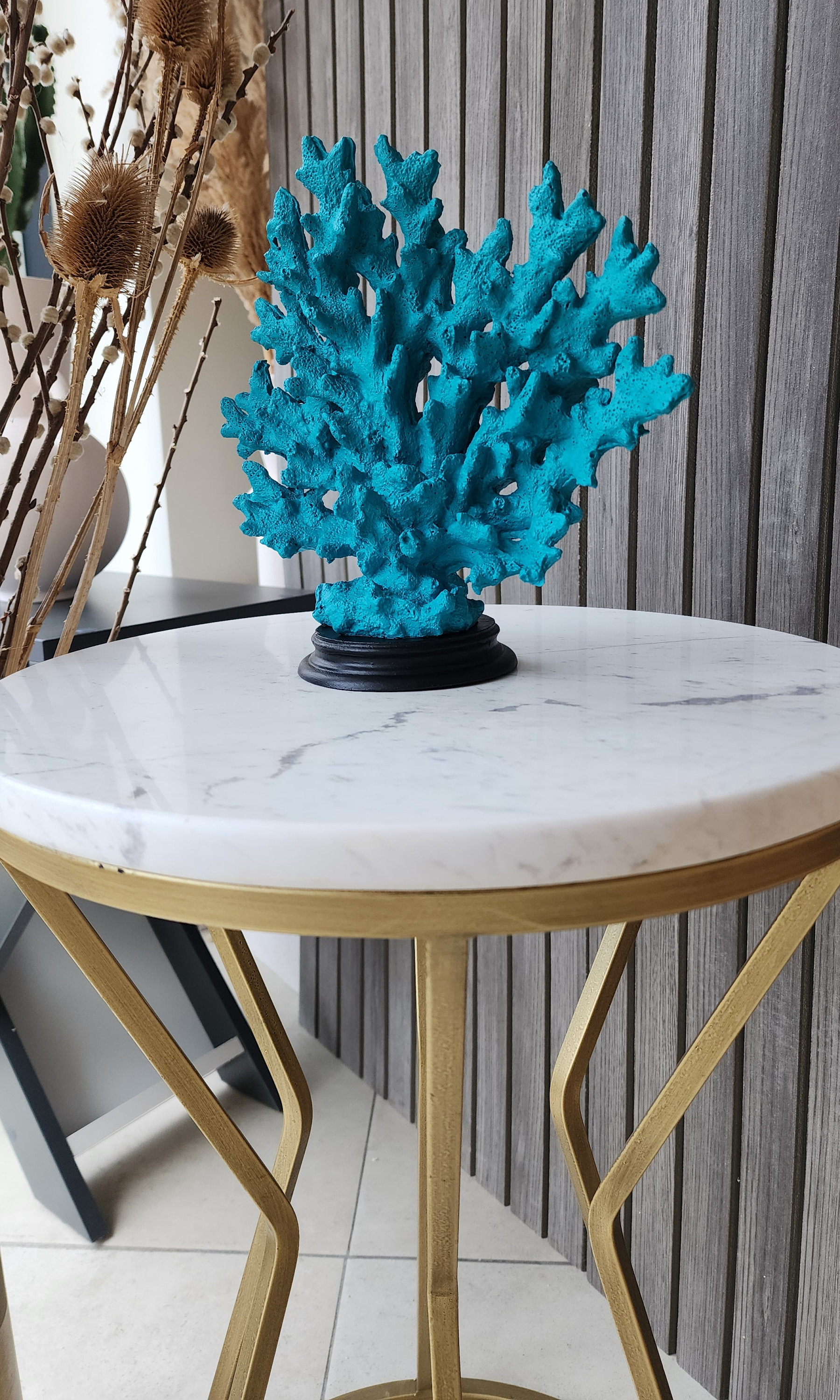 Decorative Coral Moss, Aqua Blue Coral Reef Decor, Home Gifts for Her ...