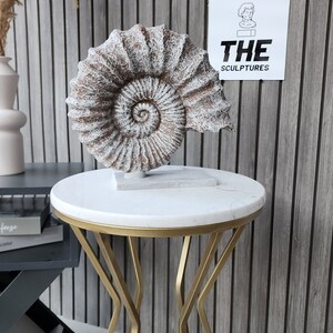 Large Sea Shell Sculpture, Sea Shell Statue, Conch Sculpture, Conch ...