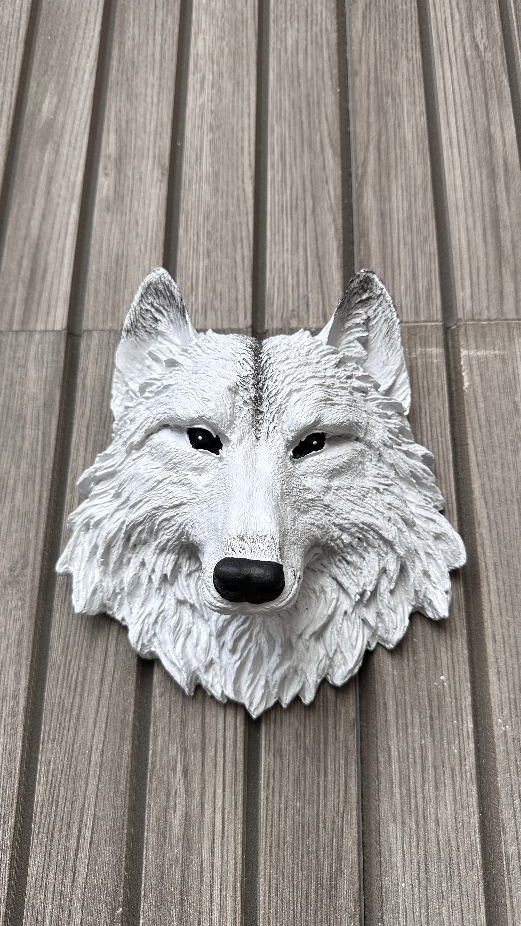 Resin Wolf Head Wall Mount, Wolf Head Wall Sculpture, Animal Sculpture ...