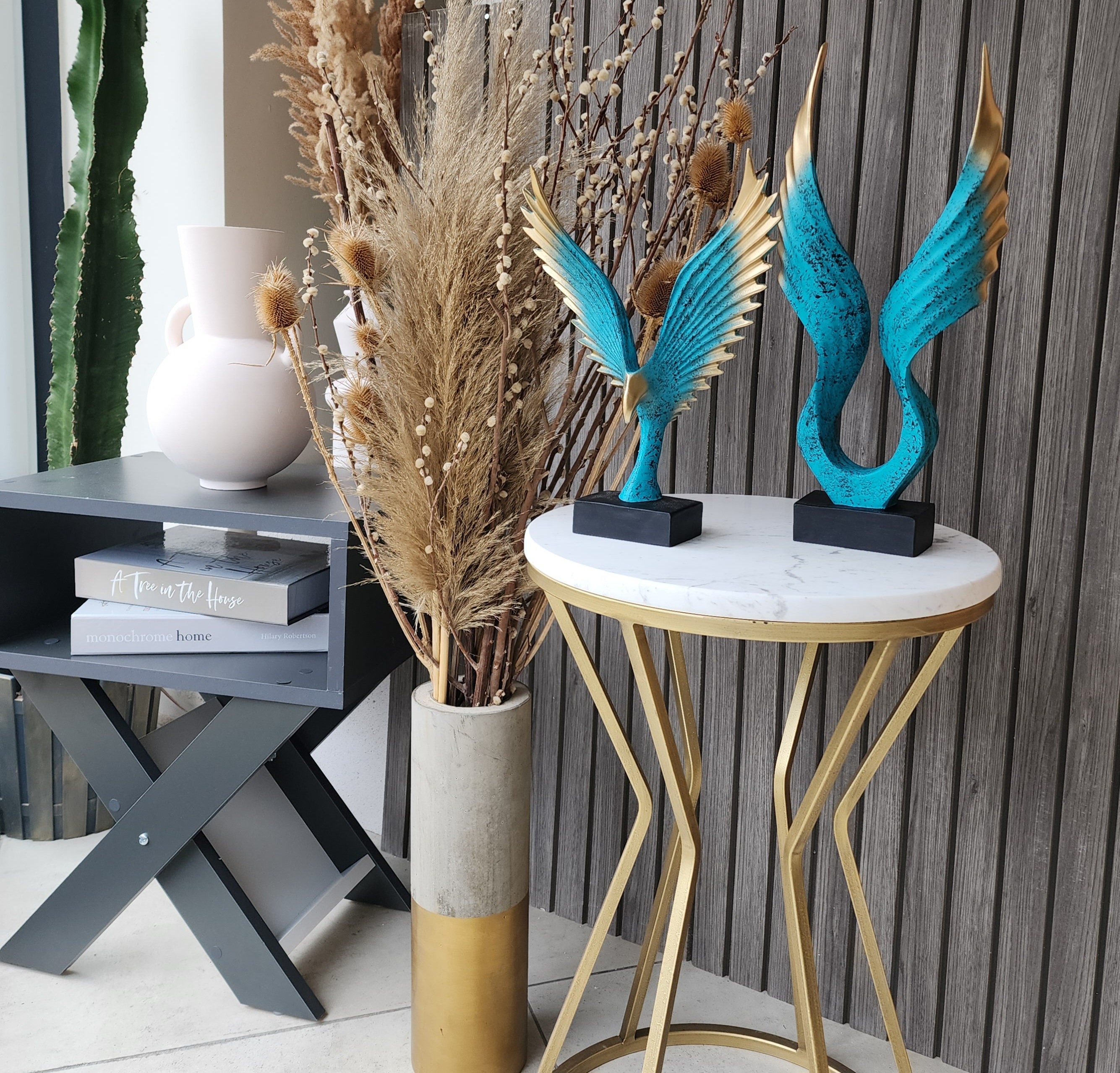 Almighty Phoenix Sculpture: 13-inch Angel Bird Statue With Stand - Etsy