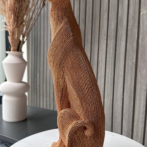 Gold Panther Statue, Panther Puma Statue, Panther Puma Sculpture ...