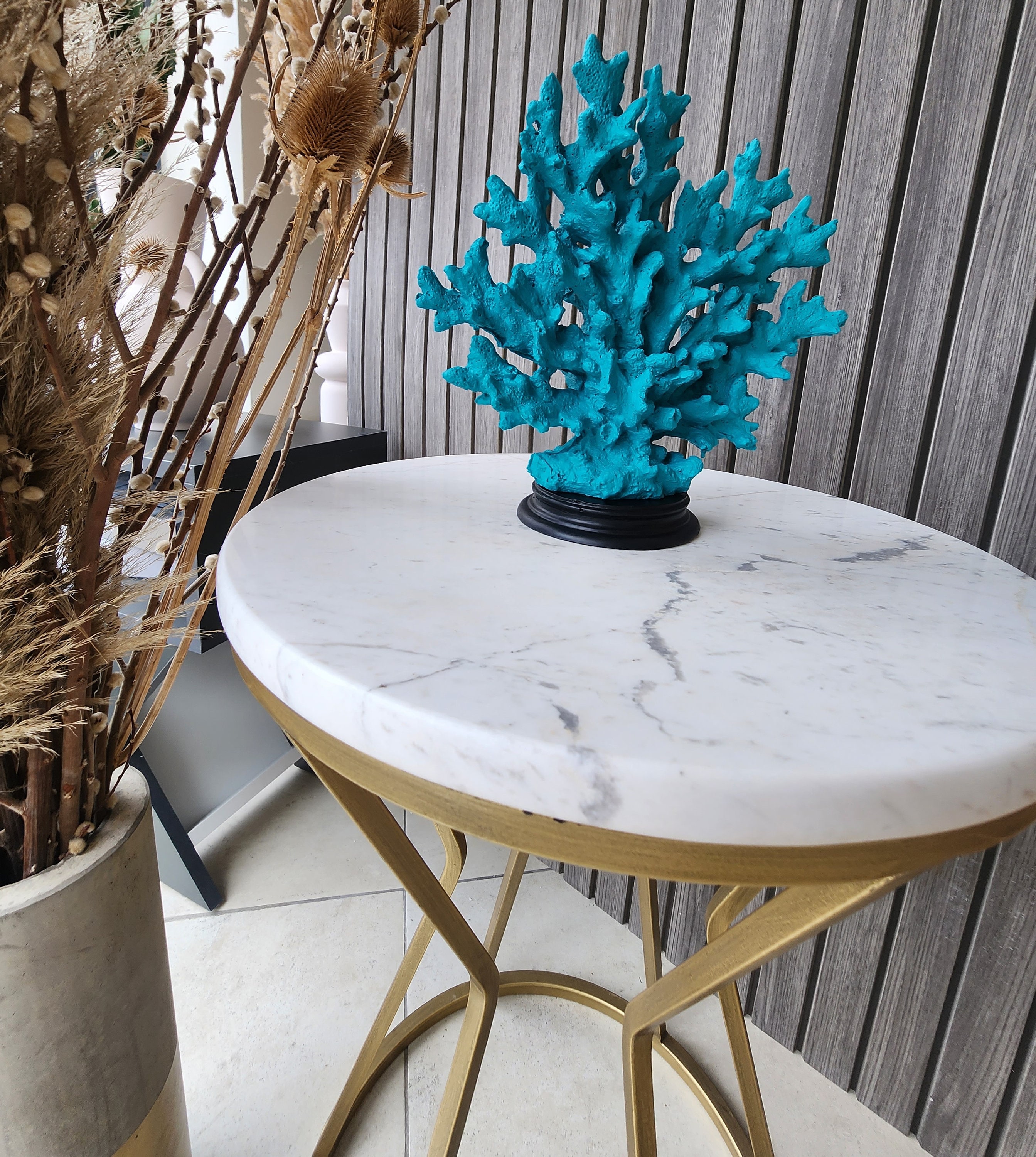 Decorative Coral Moss, Aqua Blue Coral Reef Decor, Home Gifts for Her ...