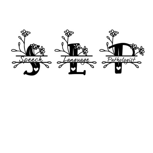 Speech Language Pathologist SVG SLP Cut File Speech - Etsy