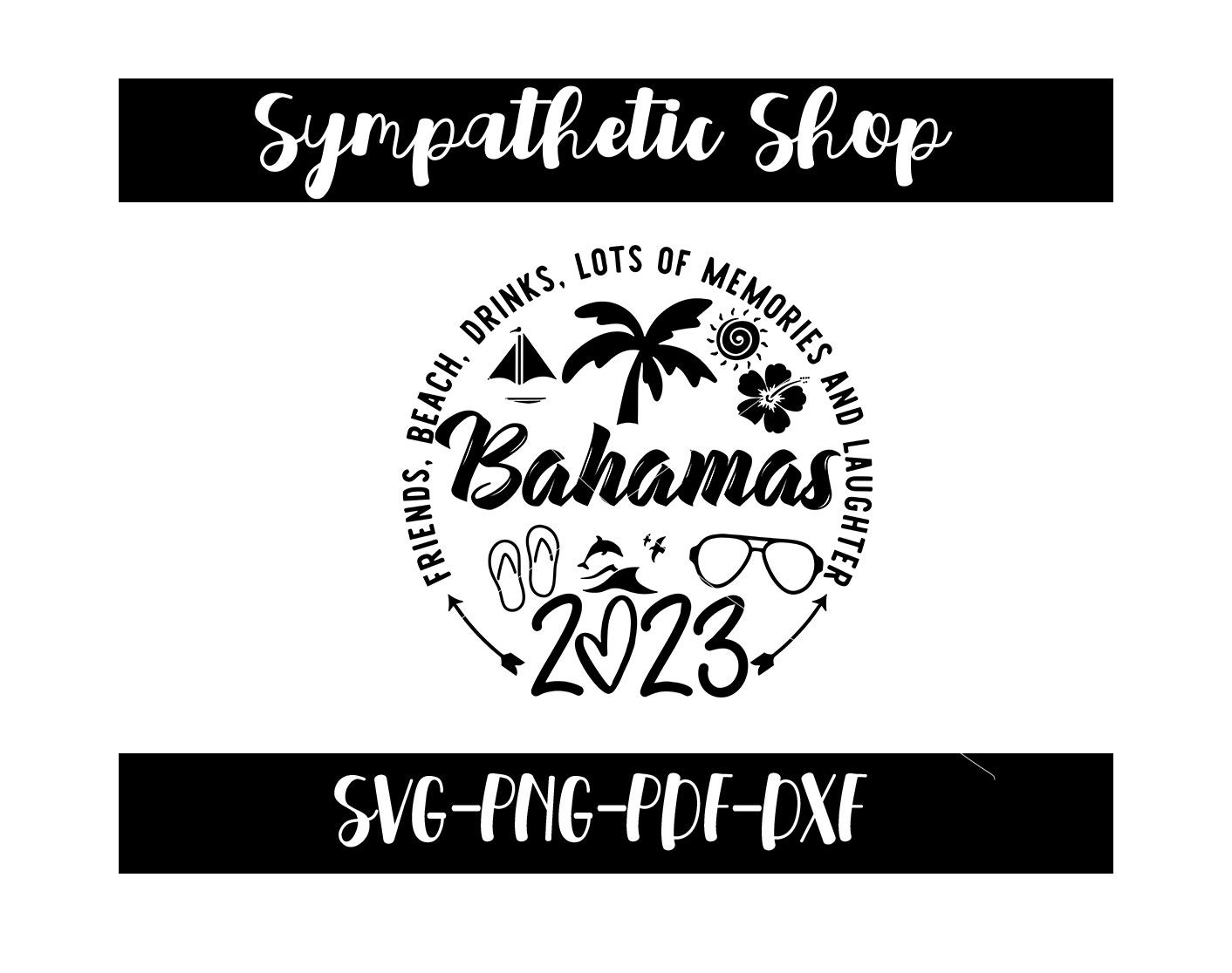 Bahamas Svg Summer Beach Vacation Family Cut File Silhouette - Etsy