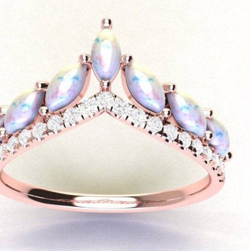 Moonstone Crown - Etsy