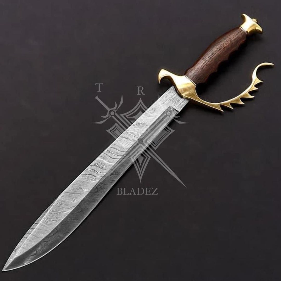 TRA Blades 30 Long Damascus Sword Viking Sword Ash - Etsy