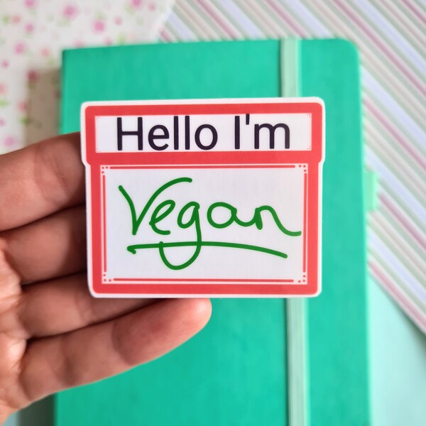 Vegan Sticker - Etsy UK
