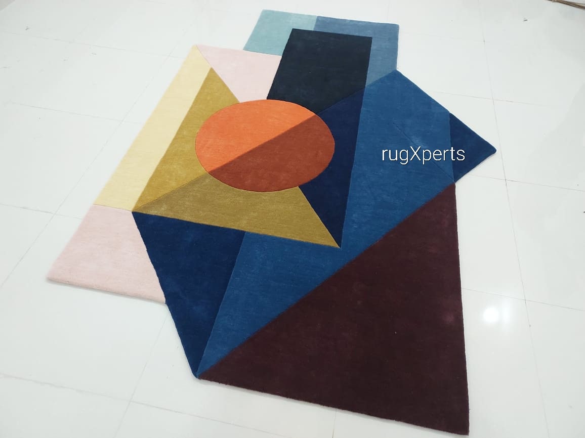 Modern Abstract Odd Shape Area Rug for Living Room Bedroom - Etsy