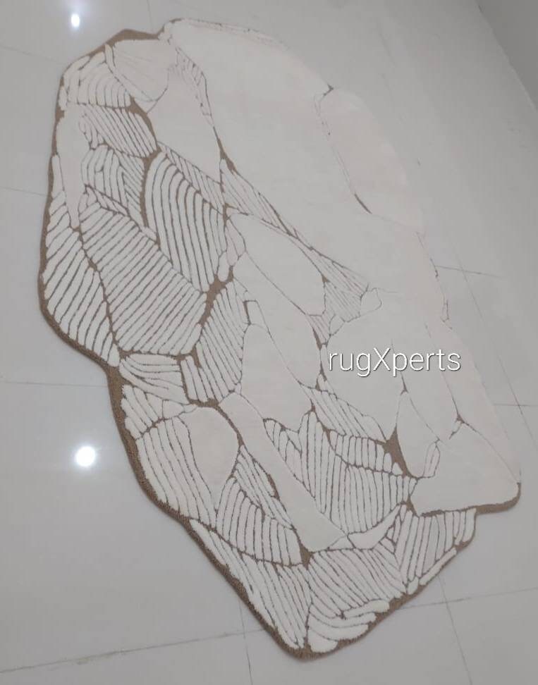 Premium Quality Modern Abstract Odd Shape Area Rug for Living Room ...