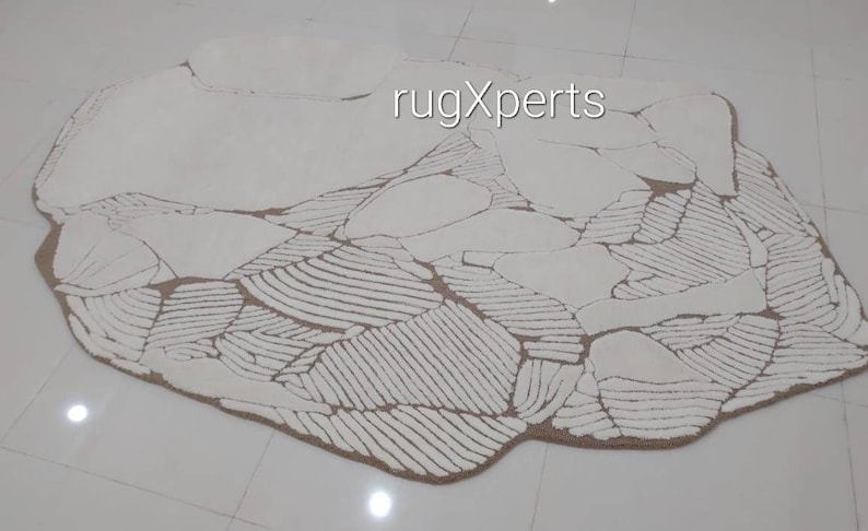 Premium Quality Modern Abstract Odd Shape Area Rug for Living Room ...